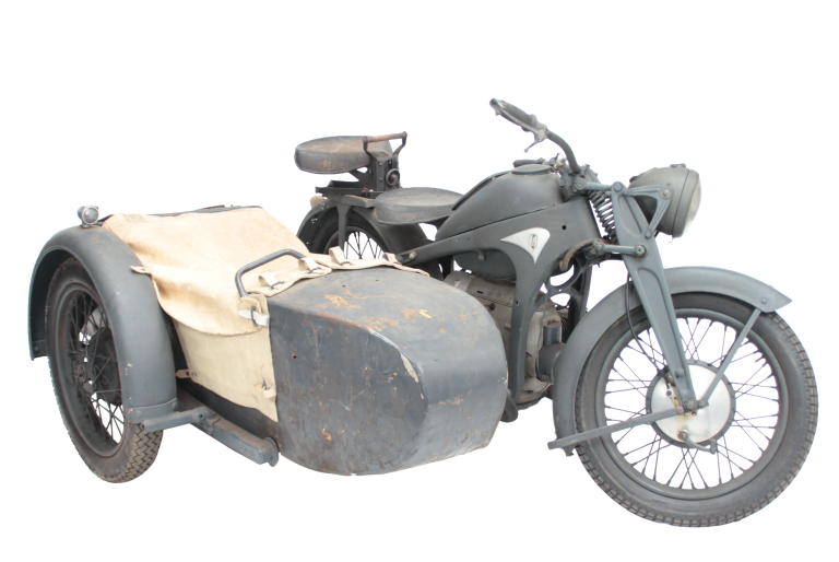 Moto Zundapp KS 600 Side-Car… - Military Classic Auction Online