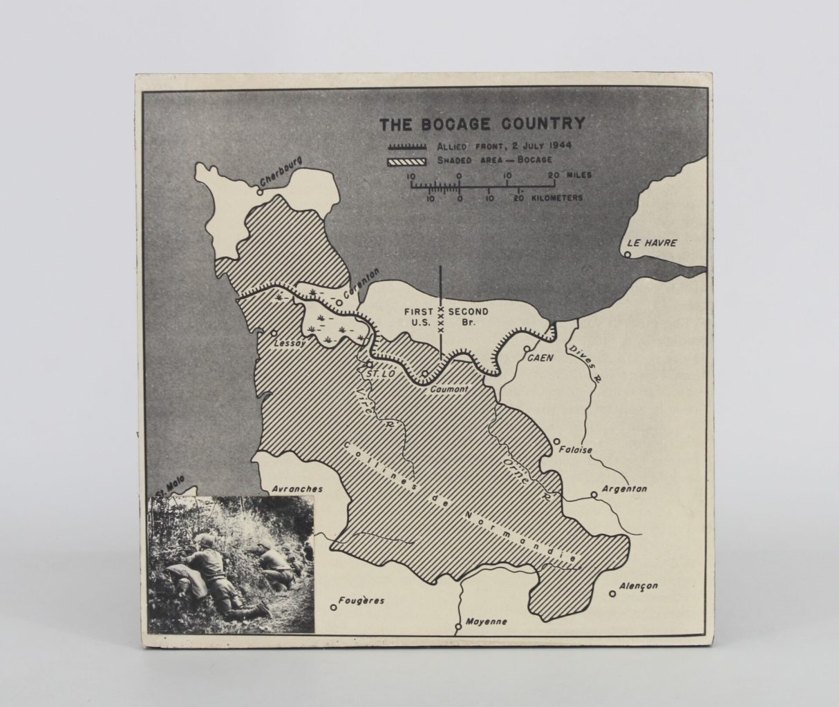Carte du Bocage Normand – Juillet 1944 - Military Classic Auction Online